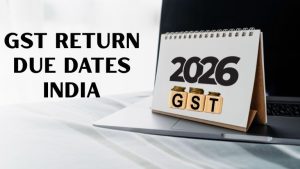 GST Return Due Dates India 2026